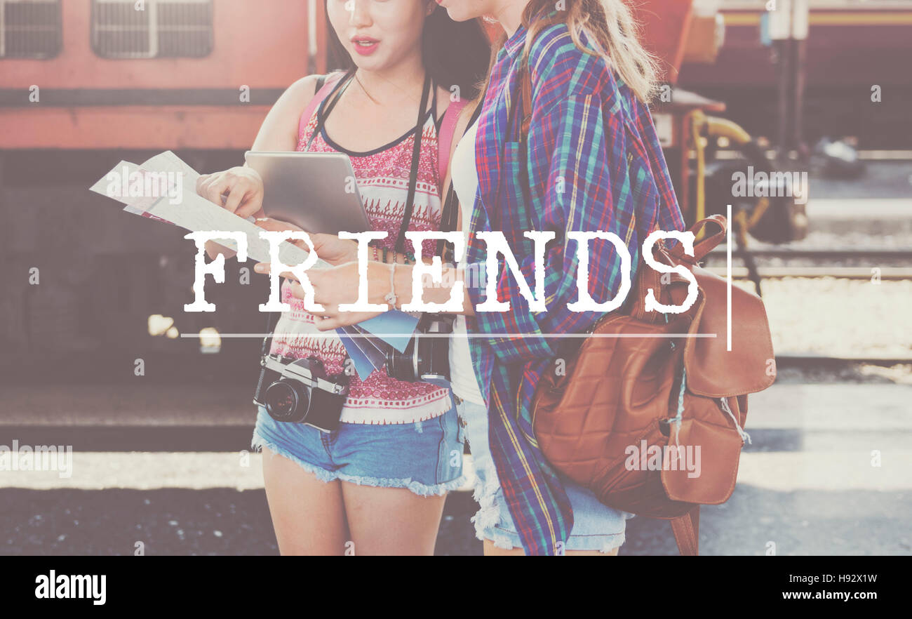 Friends Friendship Partnership Relationship Concept Stock Photo - Alamy