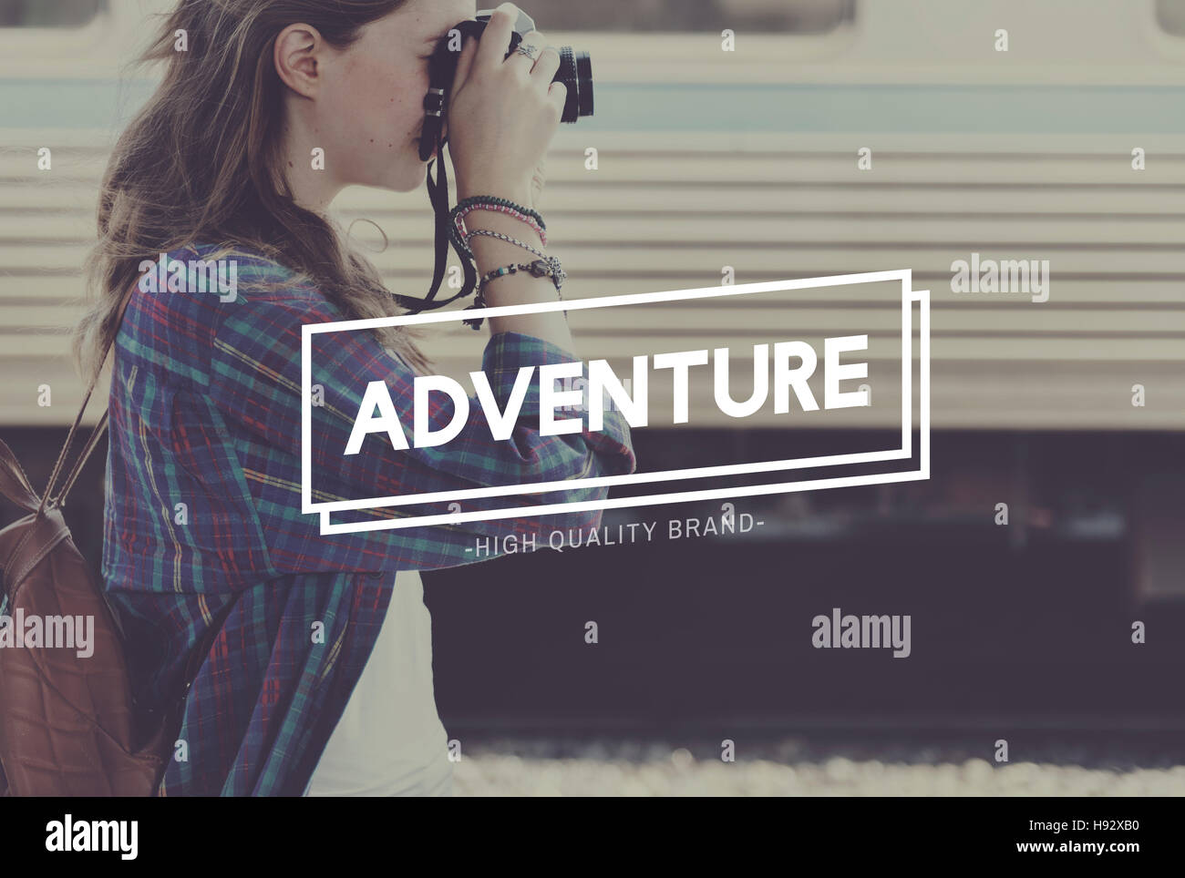 Adventure Traveler Destination Explore Journey Concept Stock Photo - Alamy