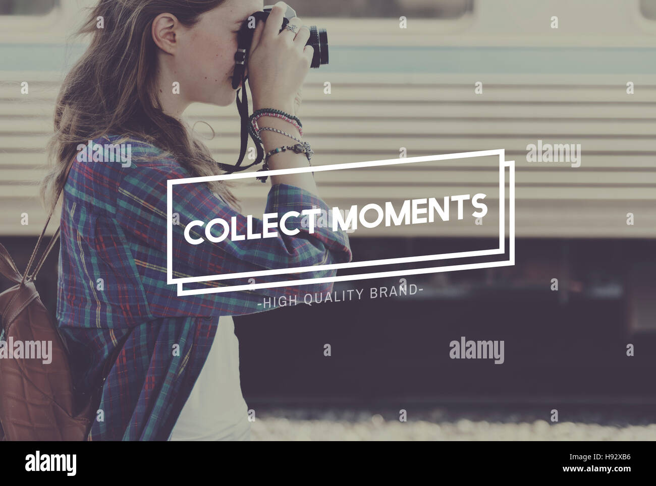 Capture Collect Moments Not Things Experience Concept Stock Photo - Alamy