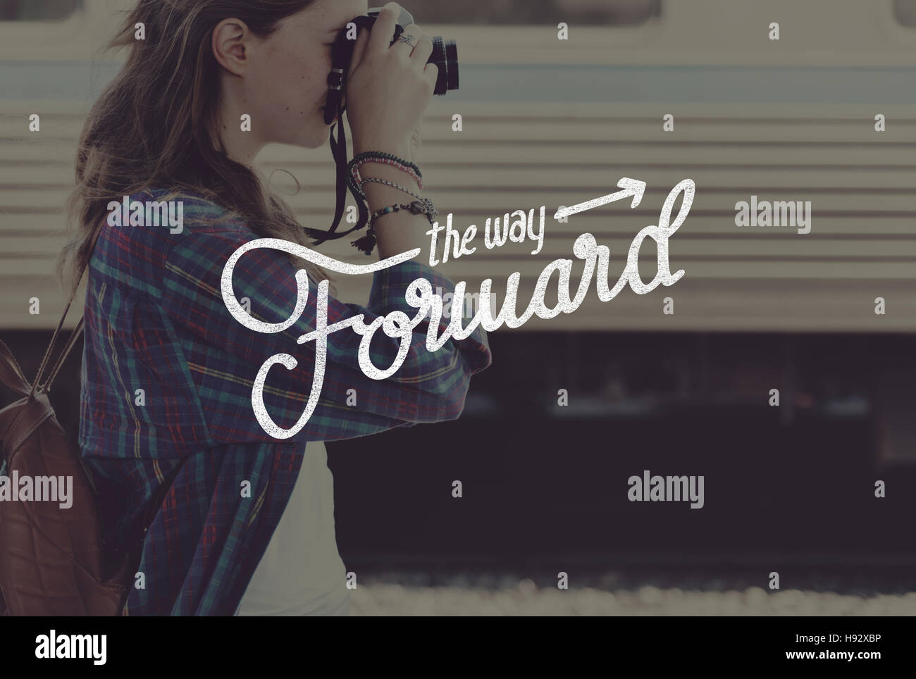 The Way Forward Aspirations Goals Target Development Concept Stock ...