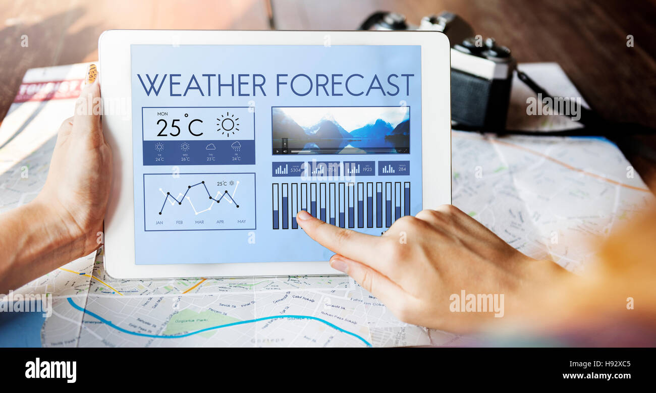 Weather Condition News Report Climate Forecasting Meteorology ...