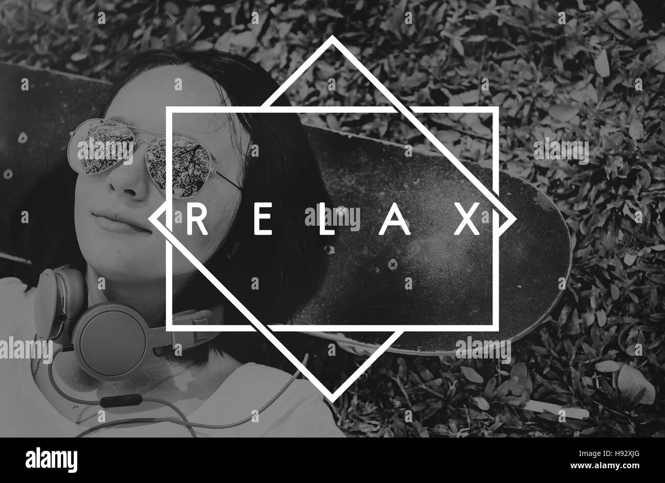 Relax Relaxation Rest Chill Peace Vacation Life Concept Stock Photo - Alamy