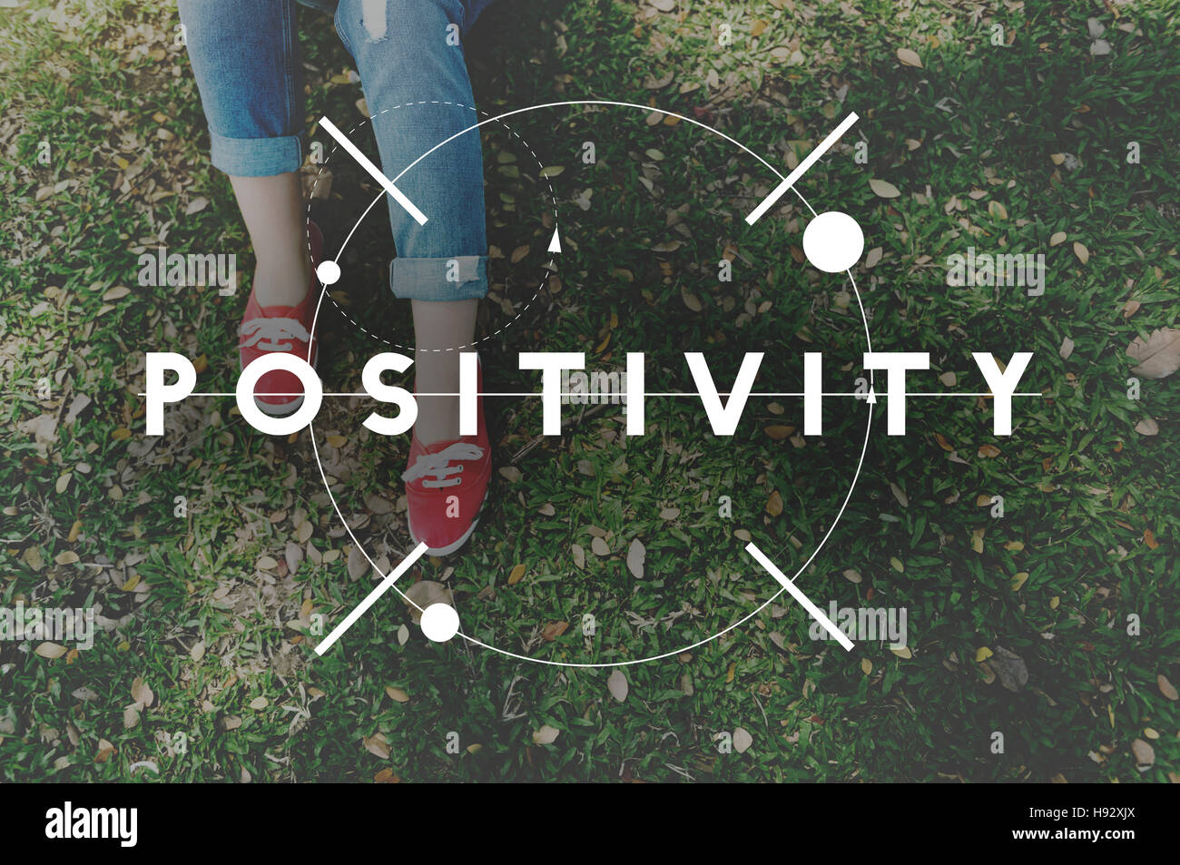 Positivity Positive Vibes Only Attitude Inspire Concept Stock Photo - Alamy