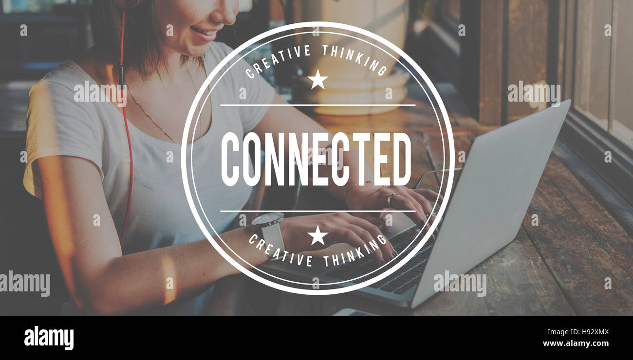 Connect Connection Connected Networking Communication Concept Stock ...