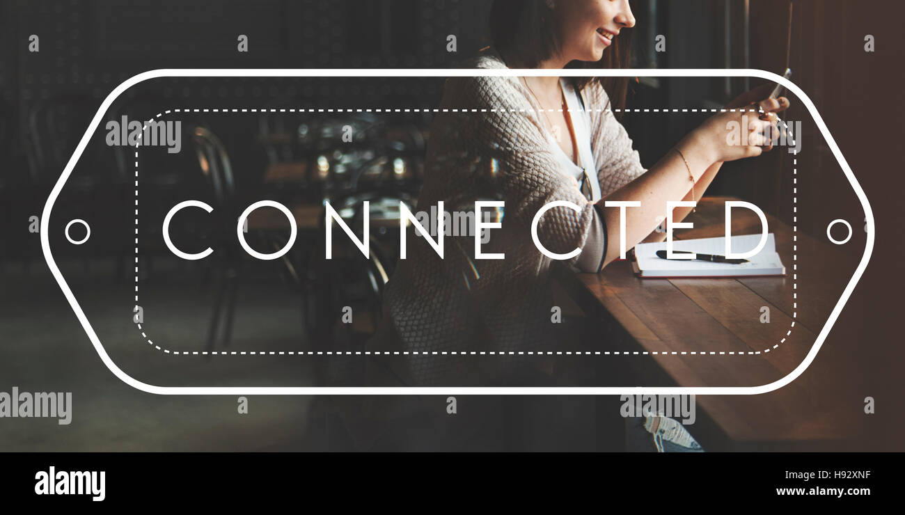 Connect Connection Connected Networking Communication Concept Stock ...