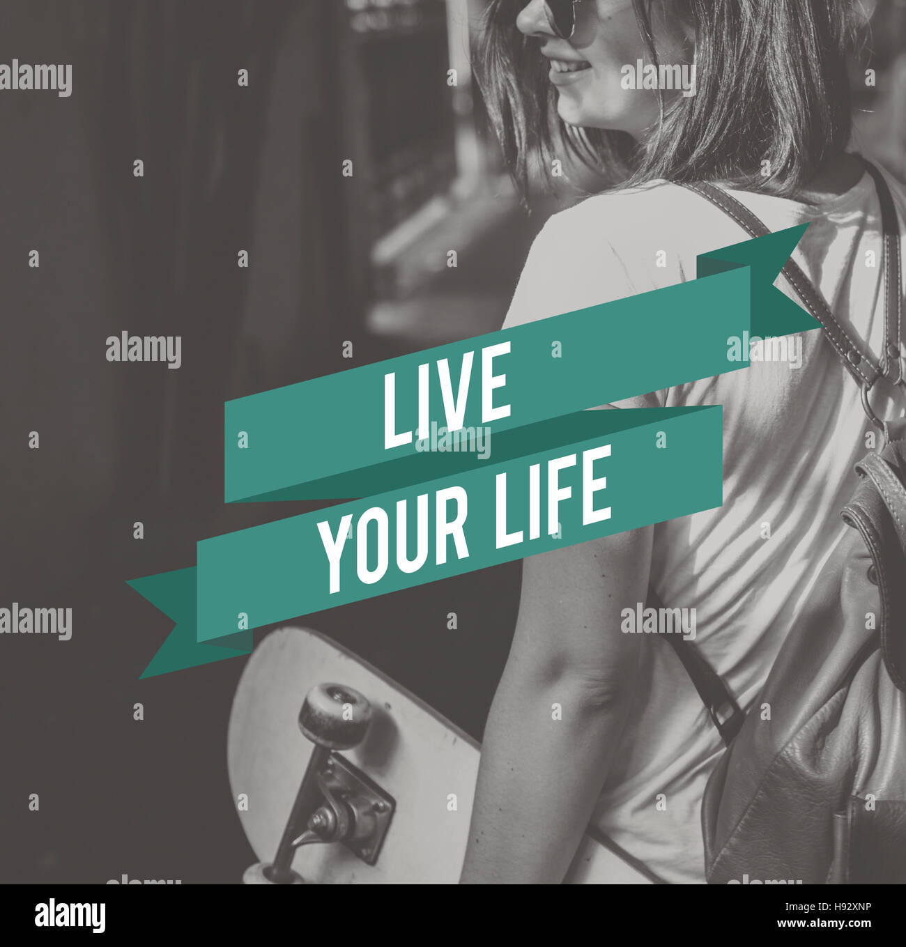 Happy Life Feel Good Happiness Live Concept Stock Photo - Alamy