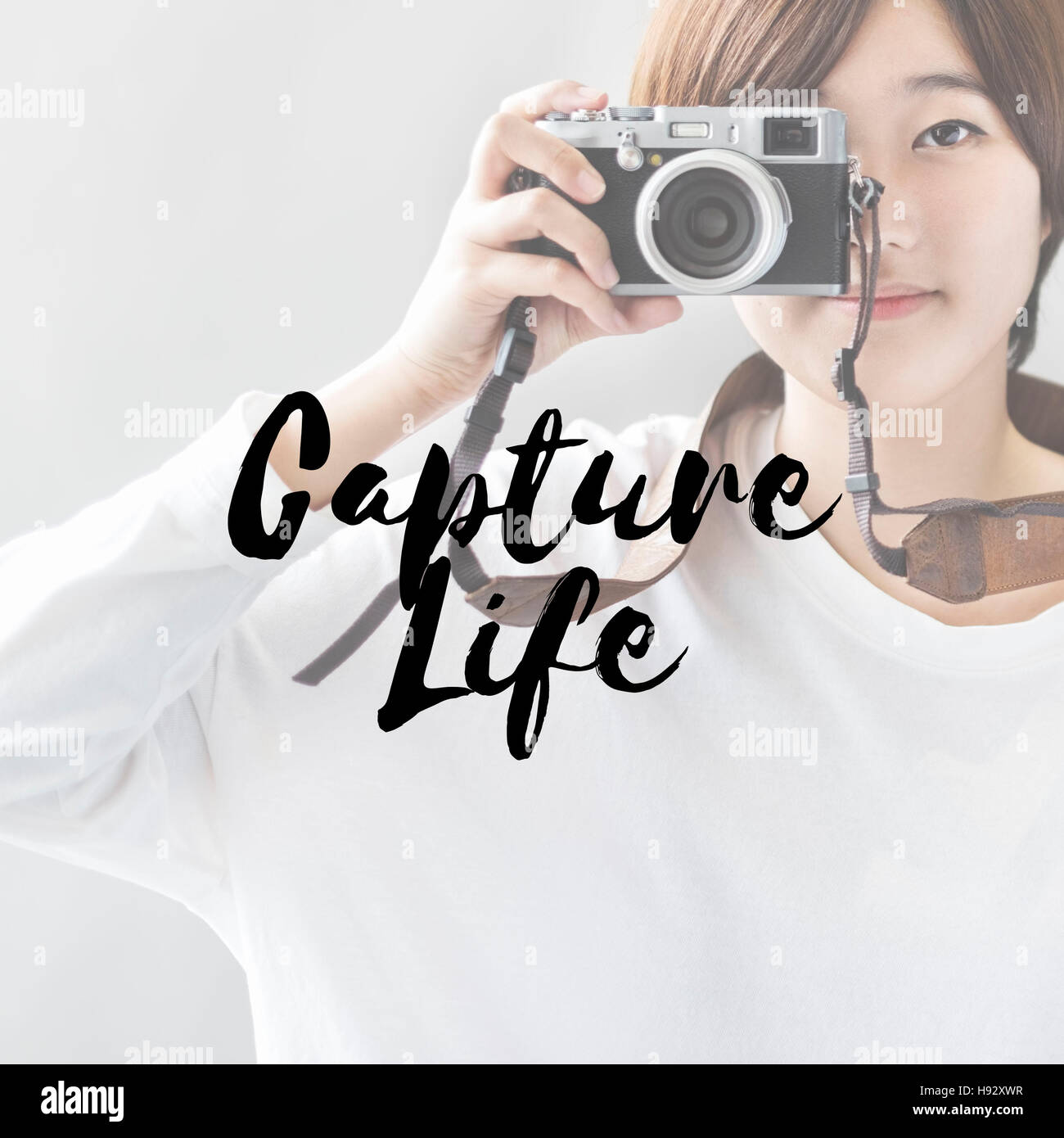 Capture Moments Life Camera Photograph Picture Concept Stock Photo - Alamy