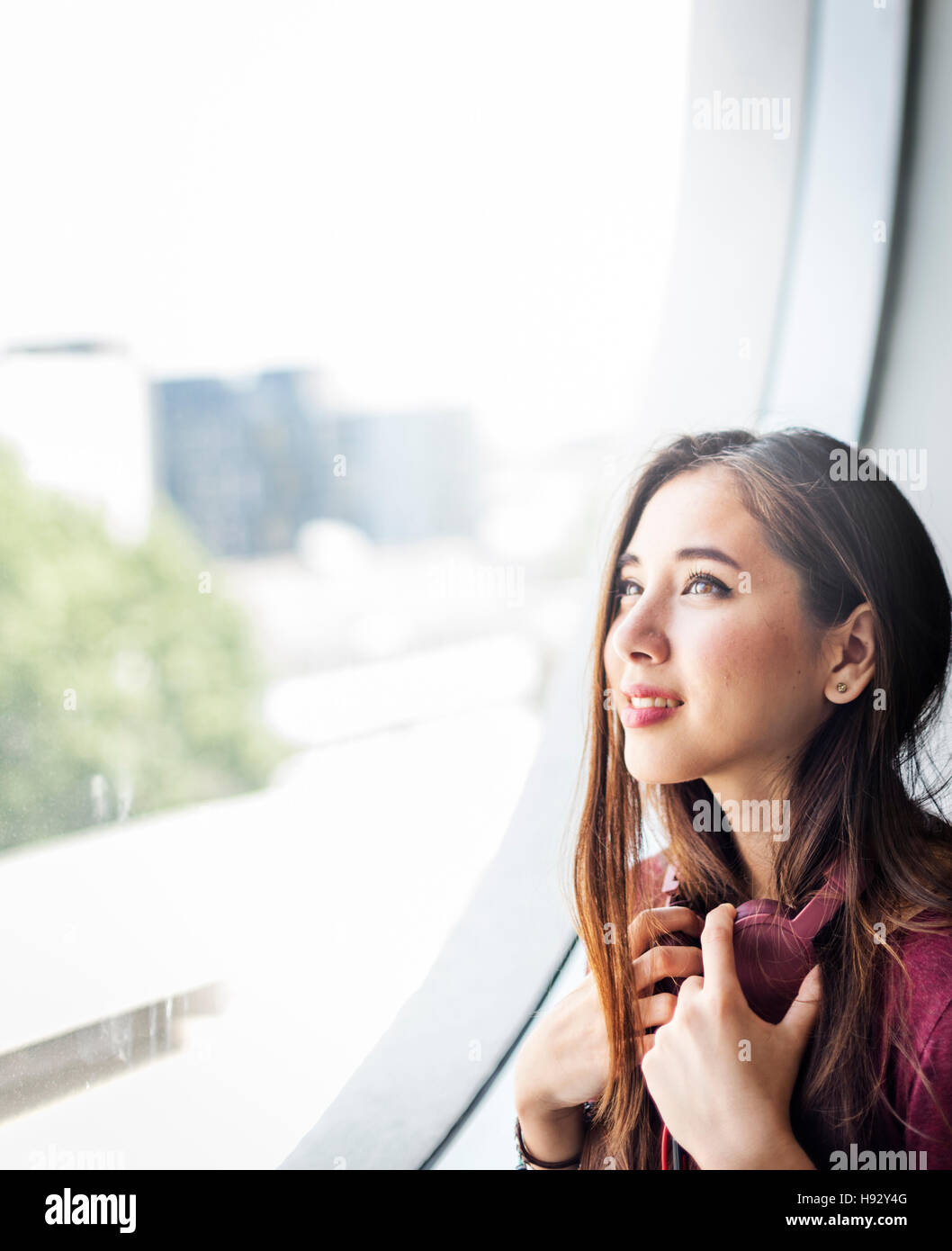 Enjoyment Portrait Music Relaxation Private Concept Stock Photo - Alamy