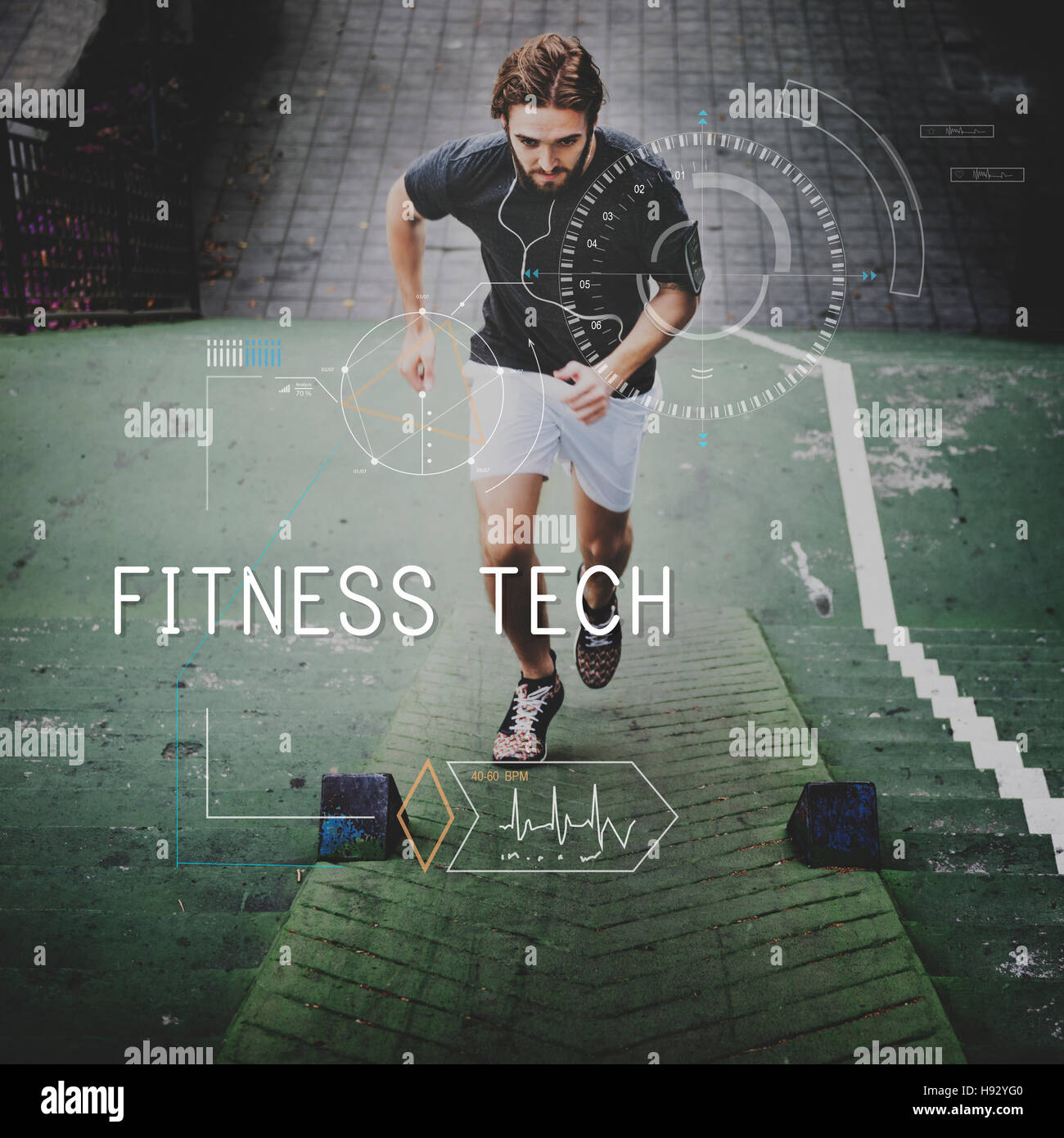Fitness Tech Healthcare Wellness Innovation Concept Stock Photo - Alamy