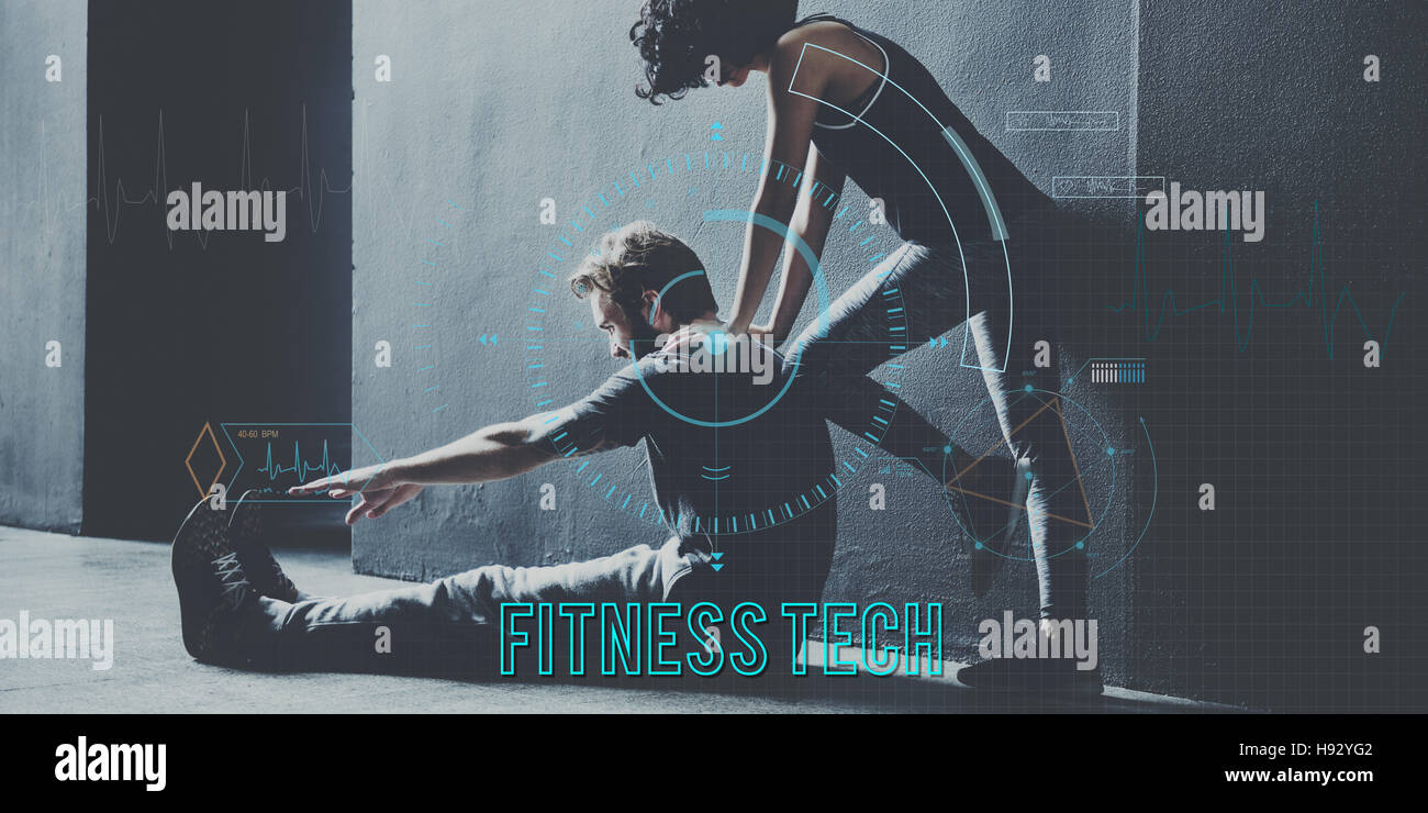 Fitness Tech Healthcare Wellness Innovation Concept Stock Photo - Alamy