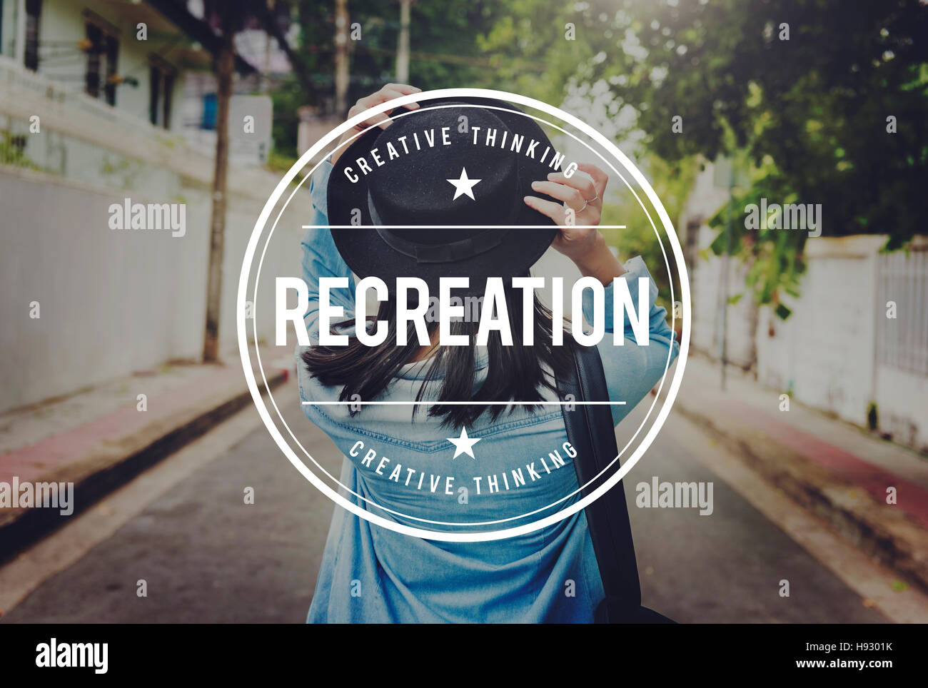 Recreation Relax Chill Calm Freedom Happiness Concept Stock Photo - Alamy