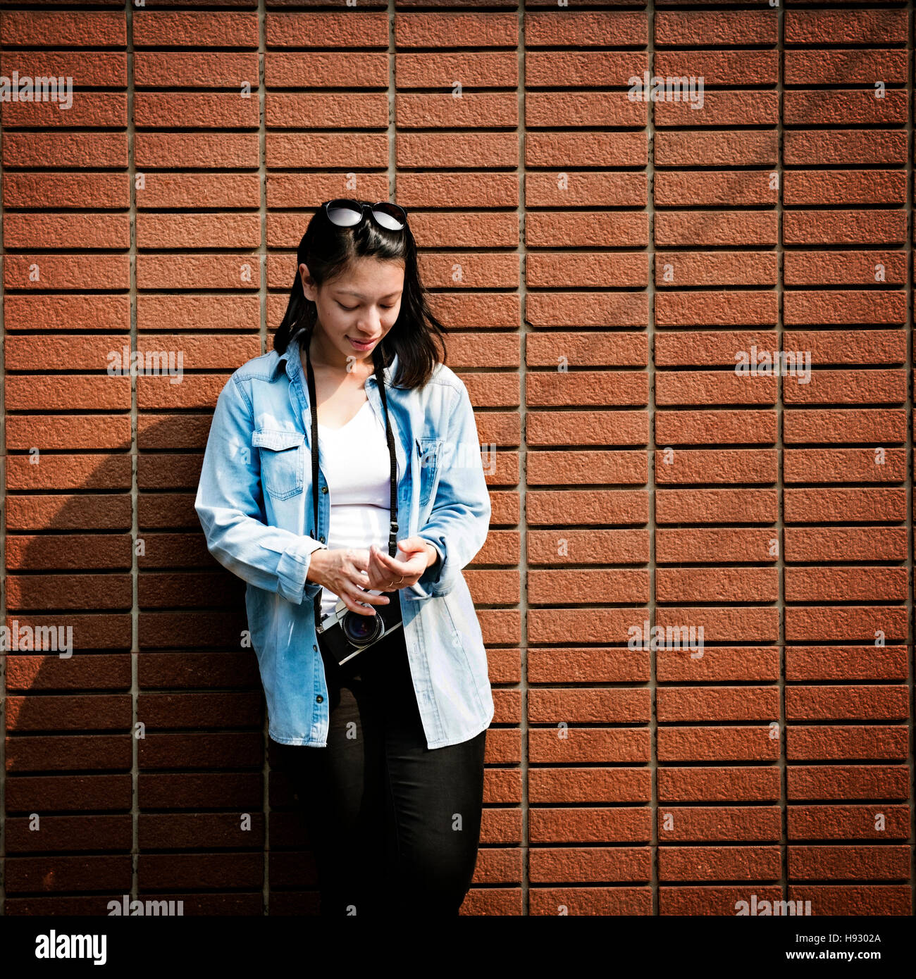 Break Explore Female Fun Journey Joy Recreation Concept Stock Photo - Alamy