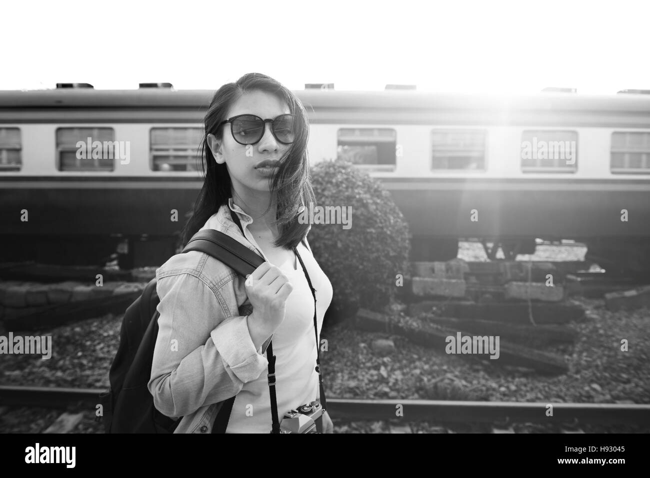 Transport and travel Black and White Stock Photos & Images - Alamy