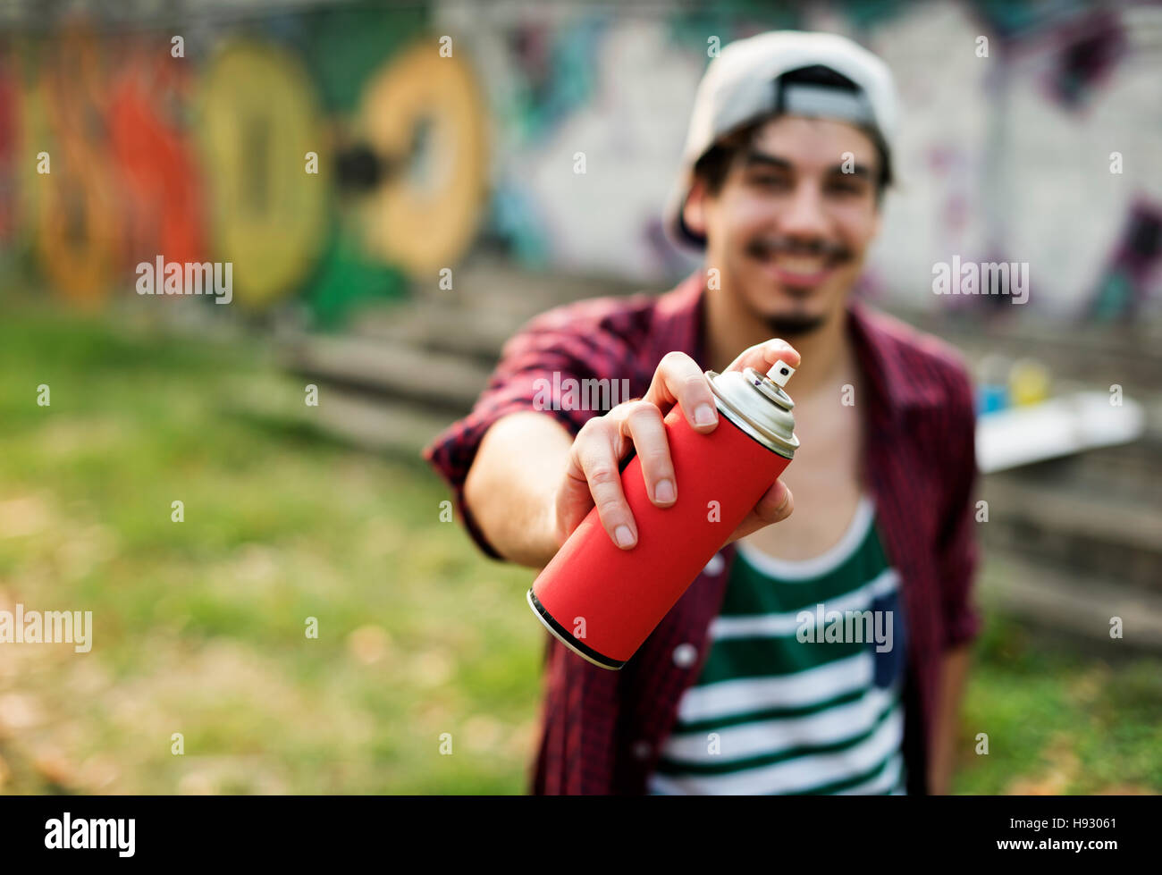 Graffiti Street Art Culture Spray Abstract Concept Stock Photo - Alamy