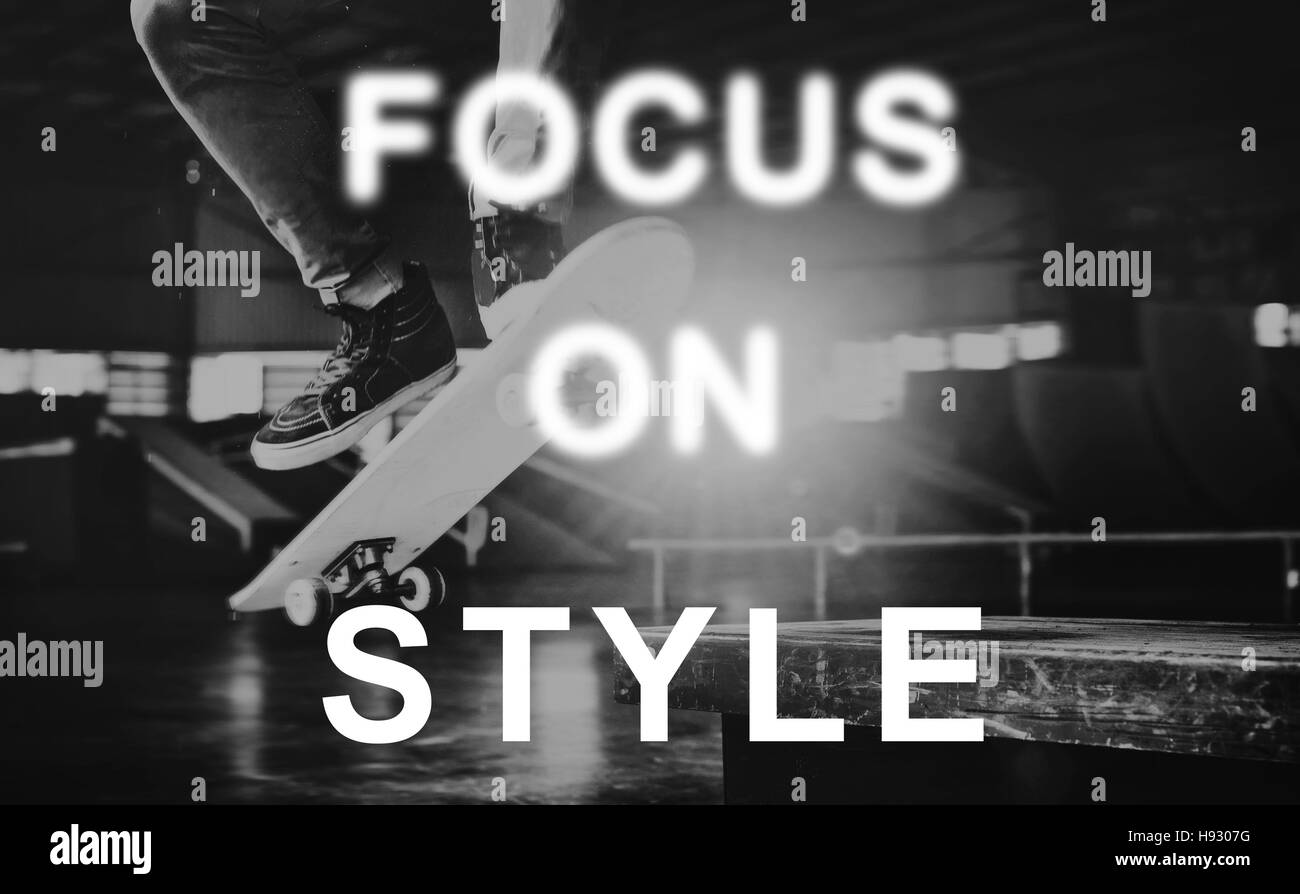 Focus On Style Message Concept Stock Photo - Alamy