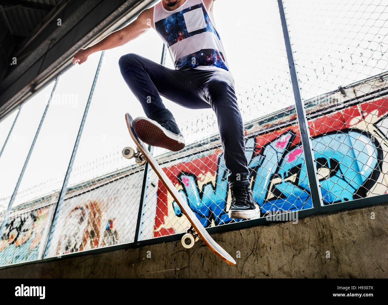 Skateboard Extreme Sport Skater Park Recreational Activity Concept ...