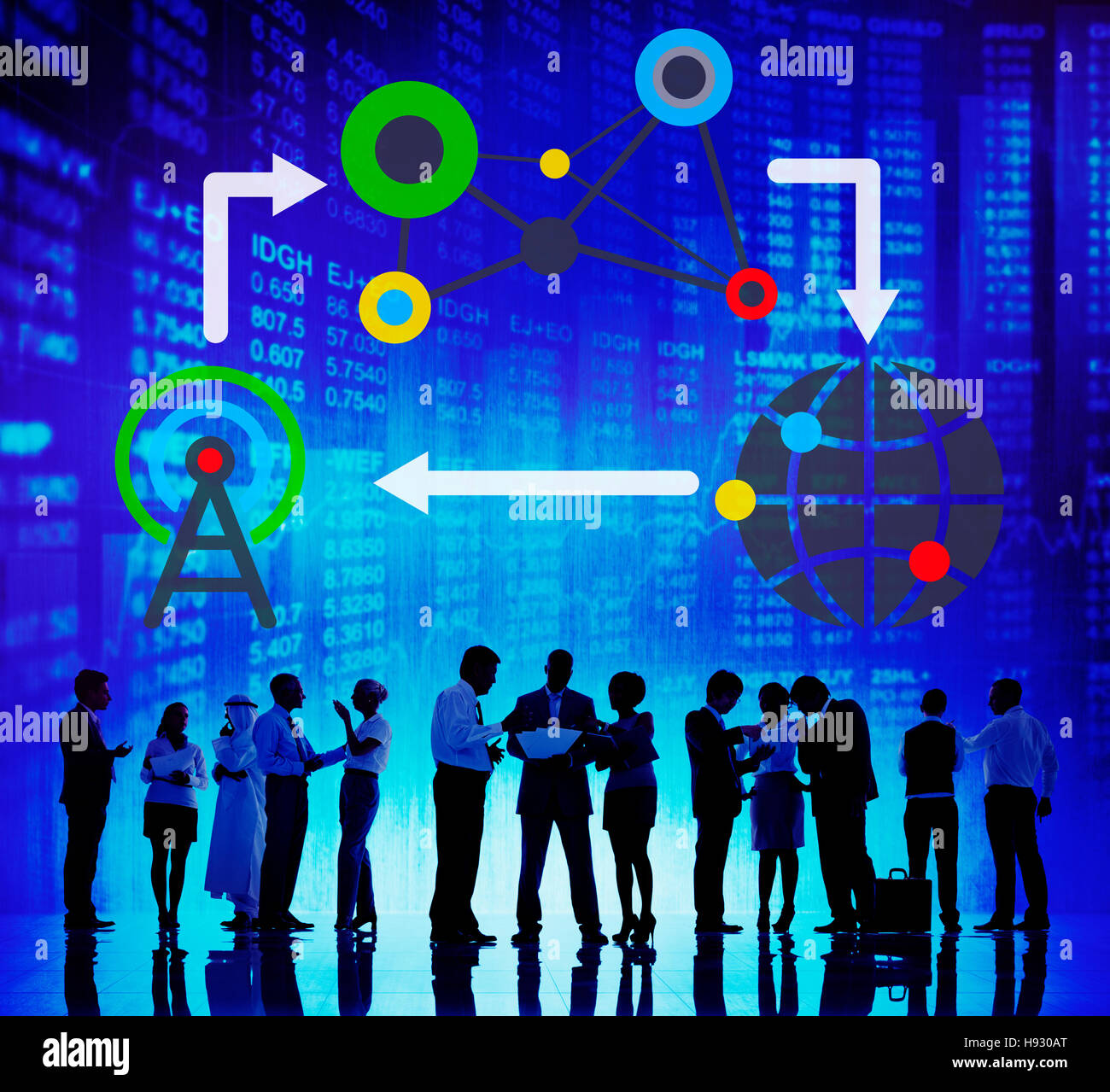 Network Storage Internet Connect Connection Concept Stock Photo - Alamy