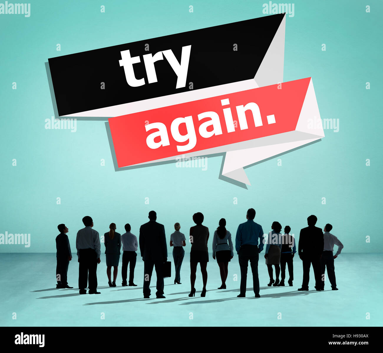 Try Again Restart Retry Persistence Endure Concept Stock Photo - Alamy