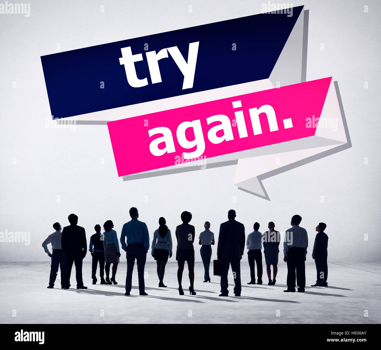 Try Again Restart Retry Persistence Endure Concept Stock Photo - Alamy