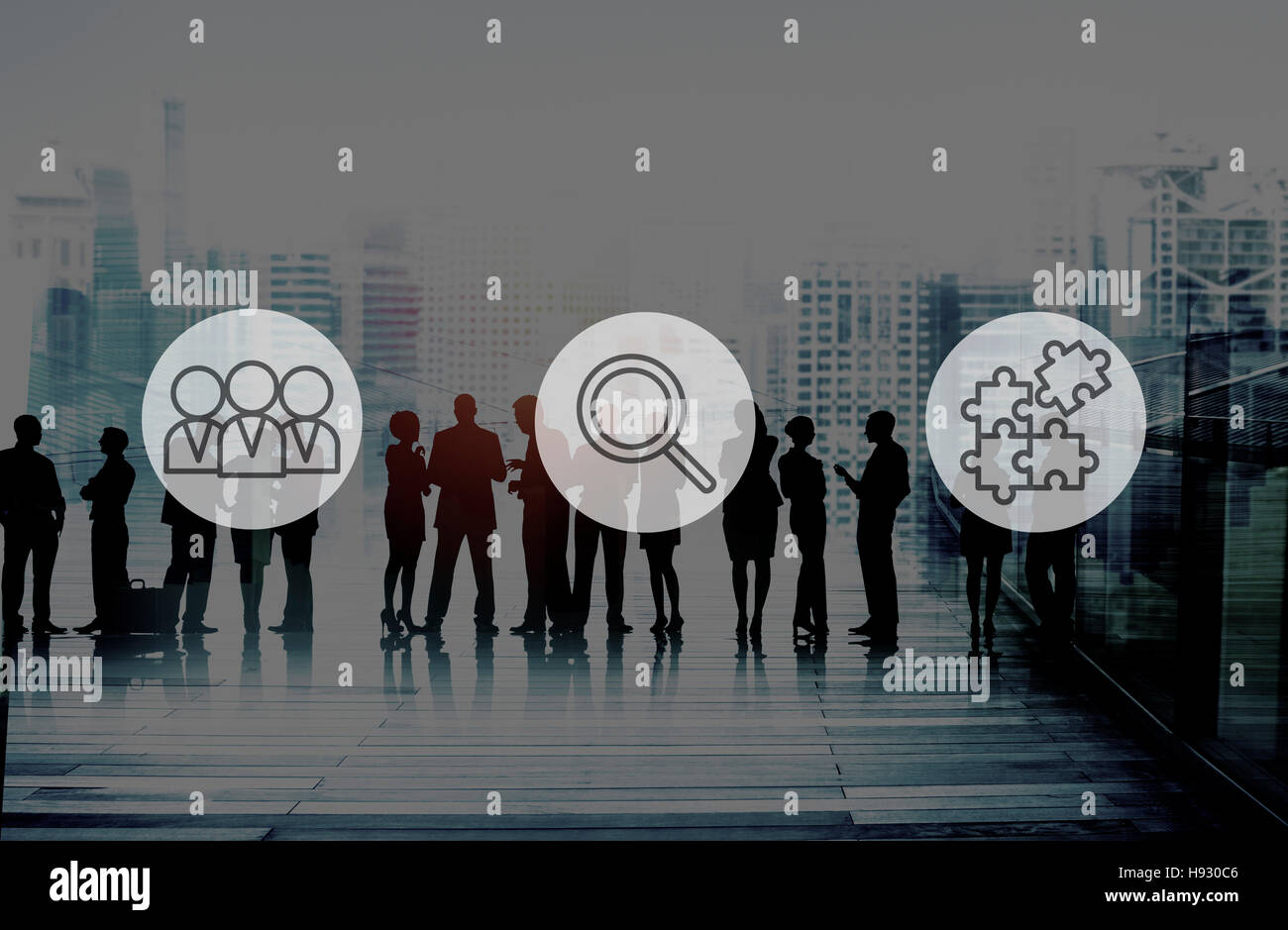 Searching Human Resources Recruitment Teamwork Corporate Concept Stock ...