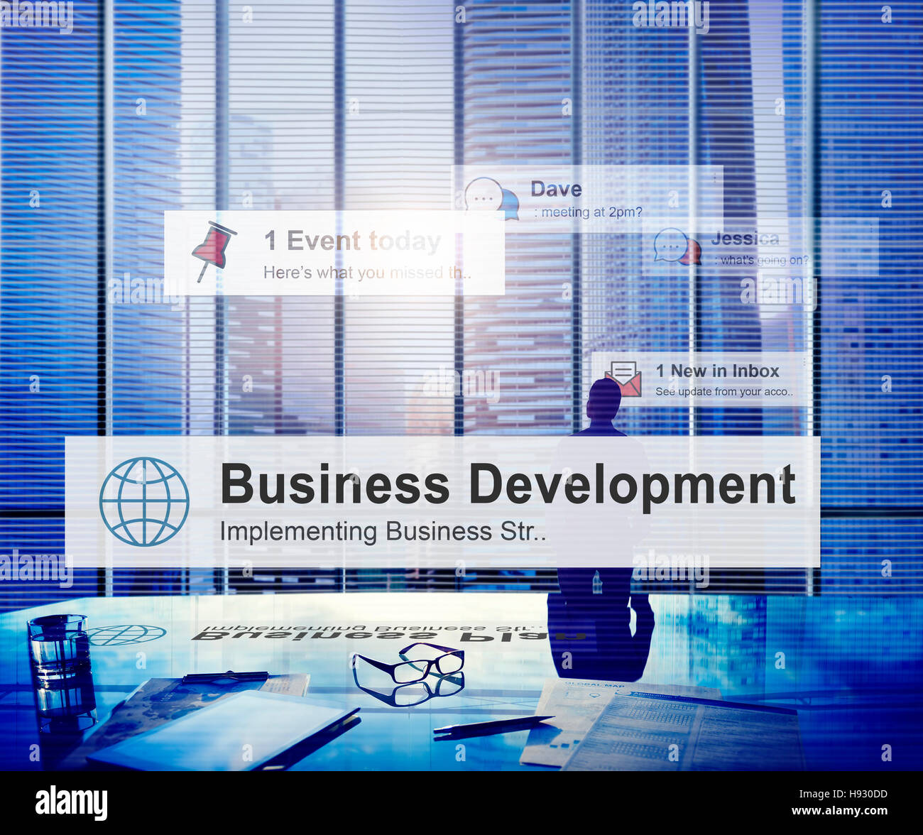 Businessman Thinking Leadership Contemplation Manager Concept Stock ...