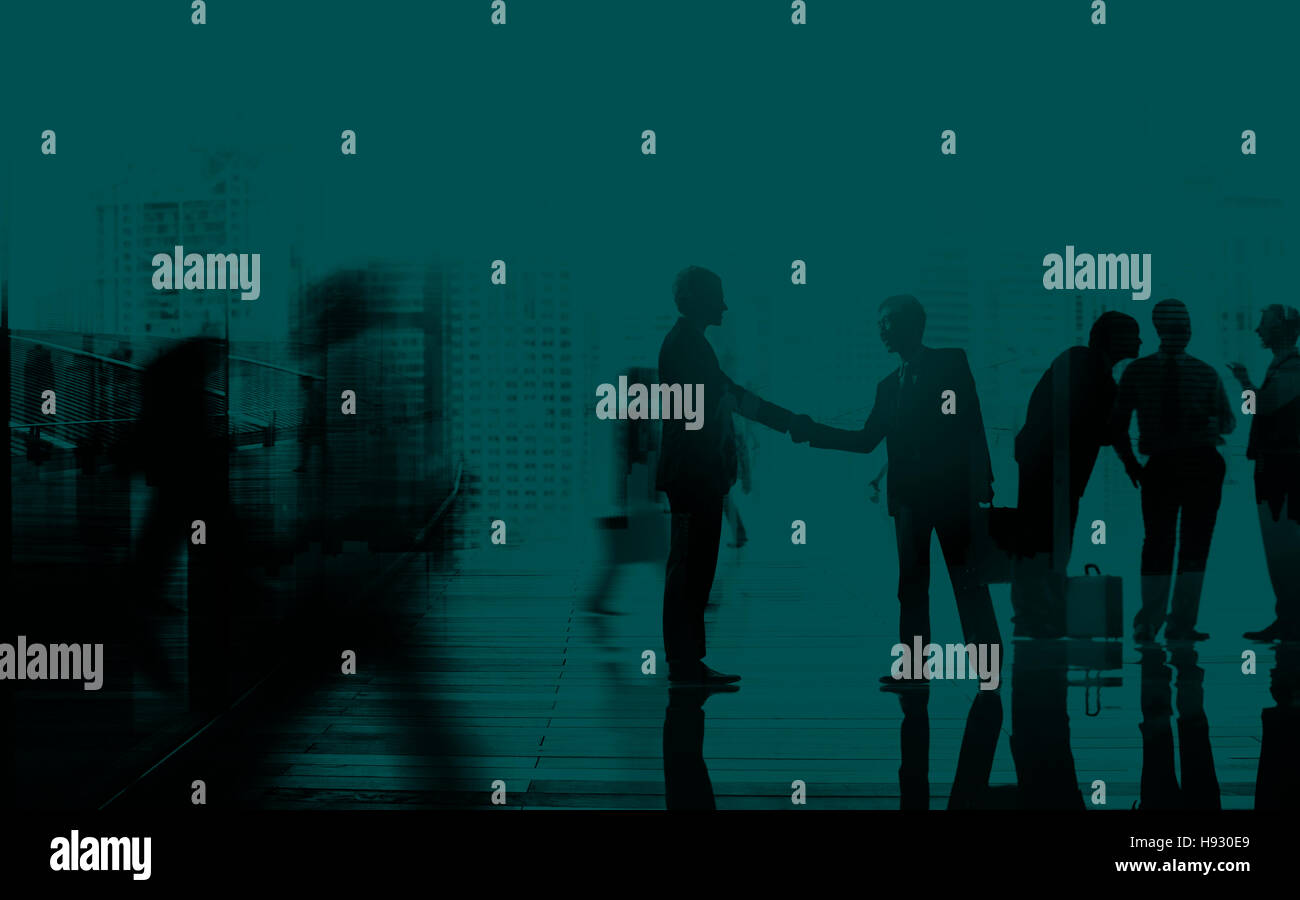 Business People Talking Connection Conversation Concept Stock Photo - Alamy