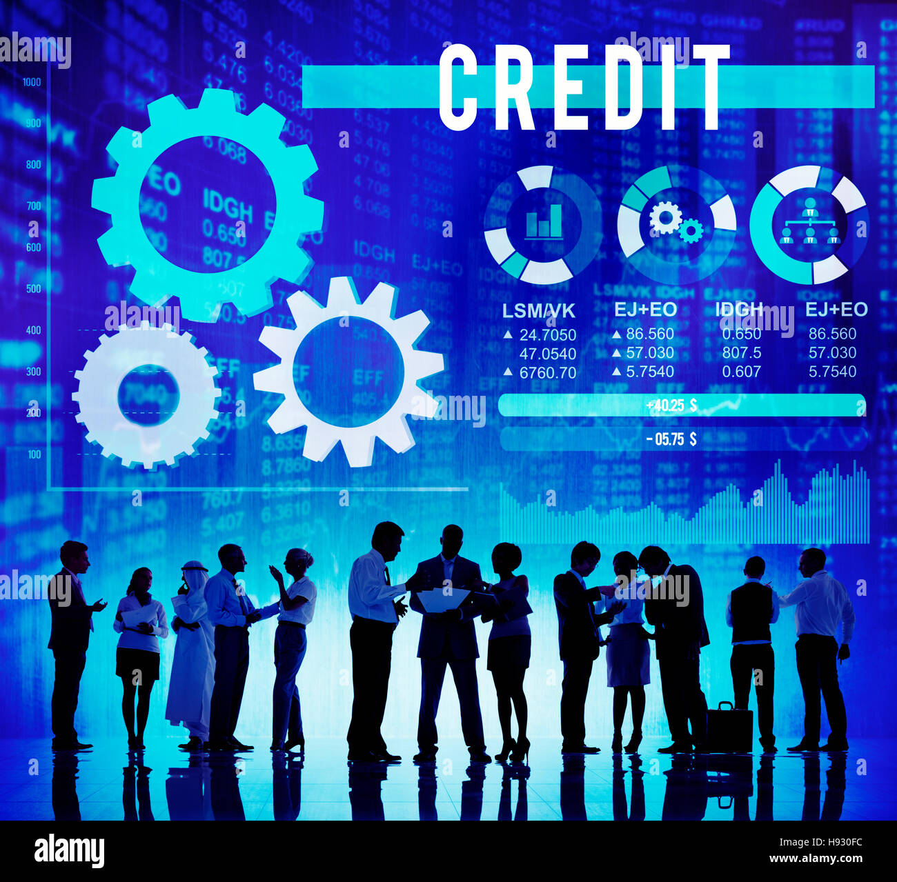 Credit Financial Investment Money Debt Banking Concept Stock Photo - Alamy