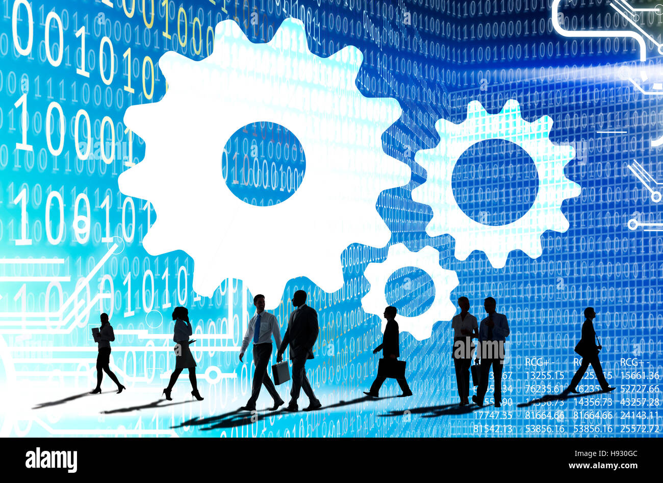 Binary silhouette hi-res stock photography and images - Alamy