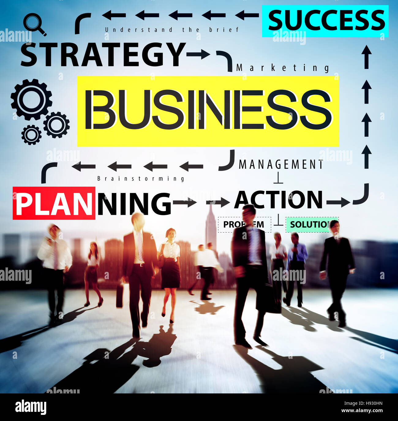 Business Planning Strategy Success Action Concept Stock Photo - Alamy