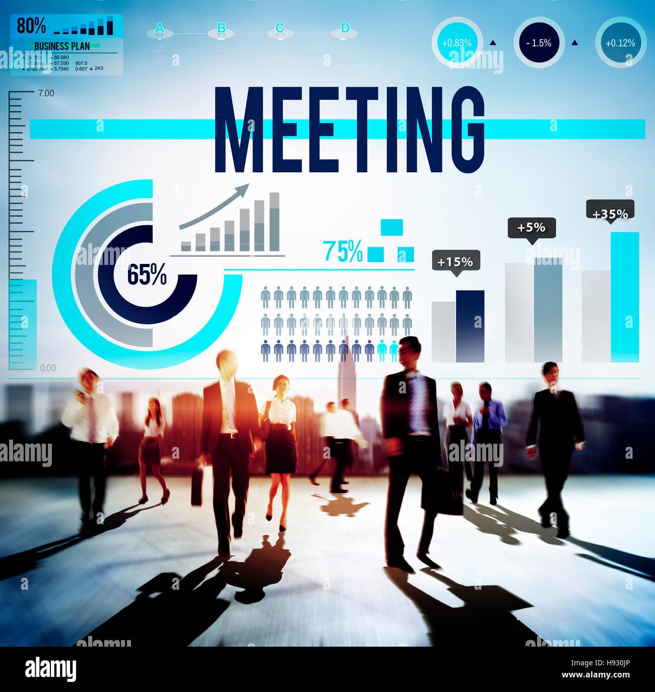 Corporate Meeting Conference Discussion Strategy Concept Stock Photo ...