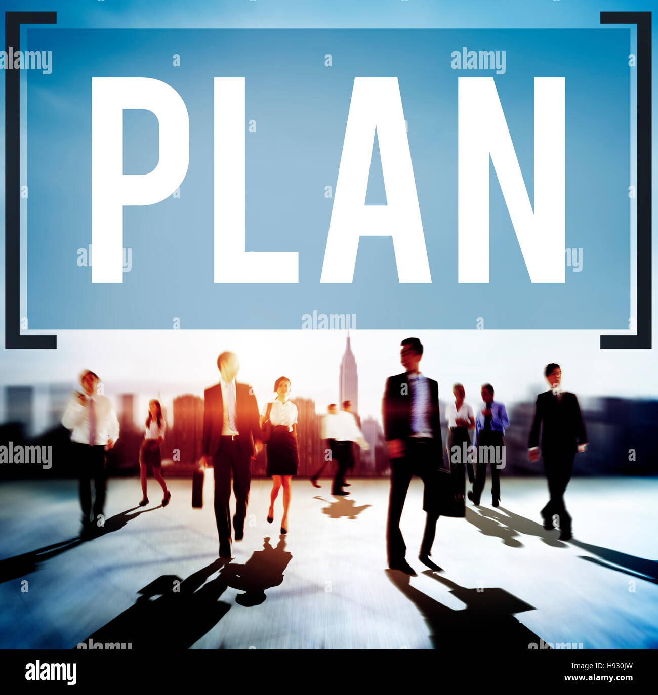 Plan Vision Planning Thinking Strategy Concept Stock Photo - Alamy