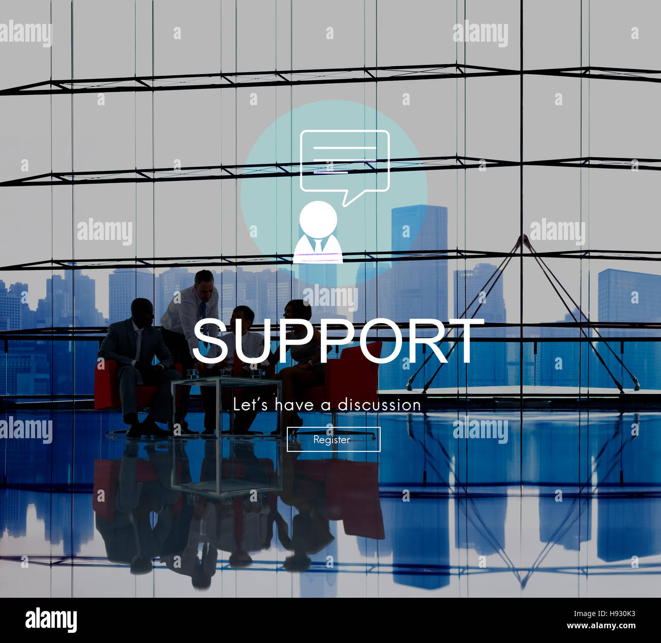 Helpdesk Support Information Support Concept Stock Photo - Alamy