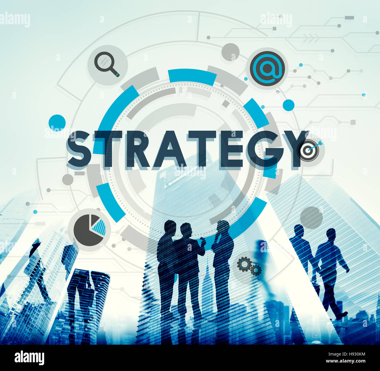 Strategy Development Statistics Solution Process Concept Stock Photo ...