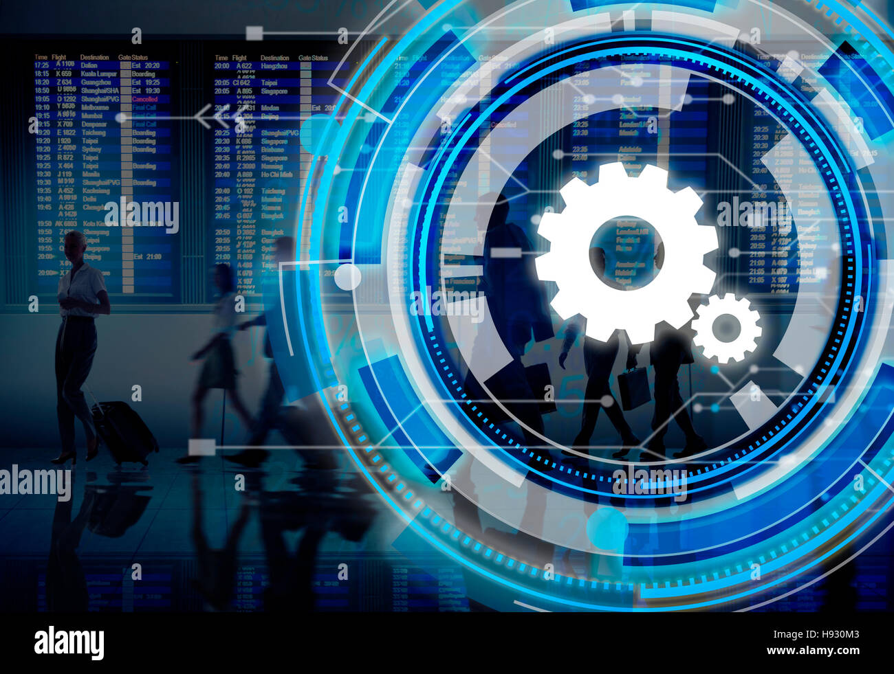 Digital blue hi-res stock photography and images - Alamy