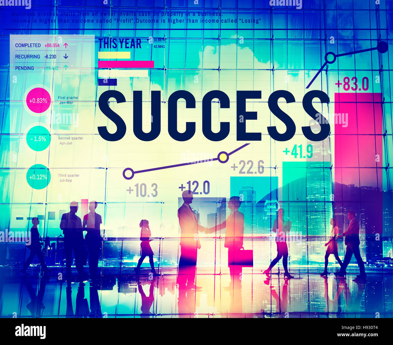 Success Successful Goal Achievement Complete Concept Stock Photo - Alamy