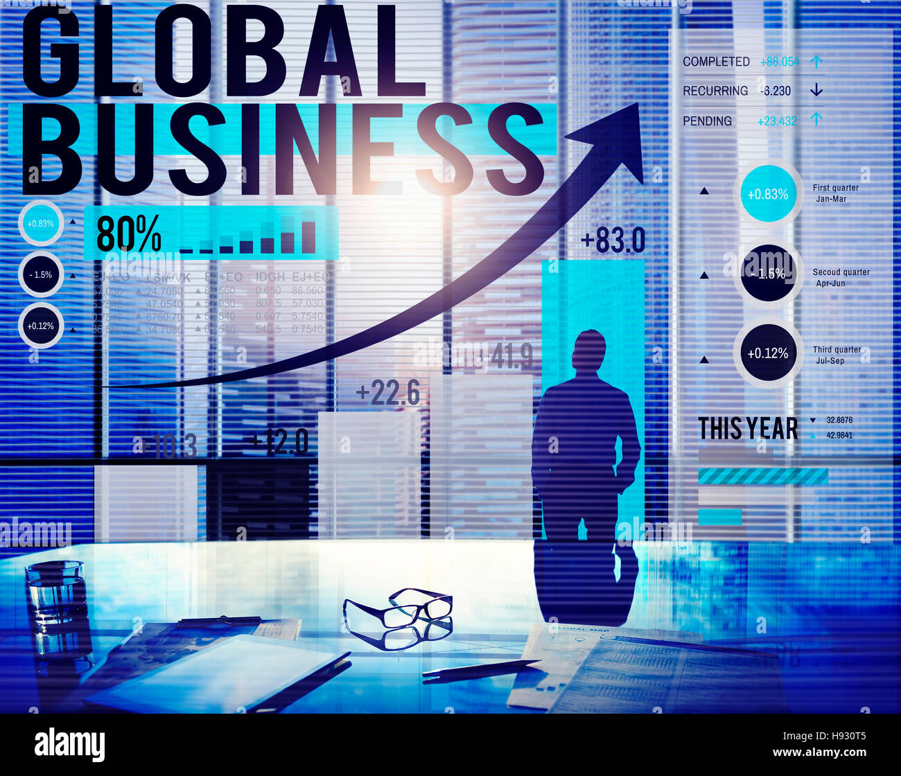 Global Business International Networking Cooperation Concept Stock ...