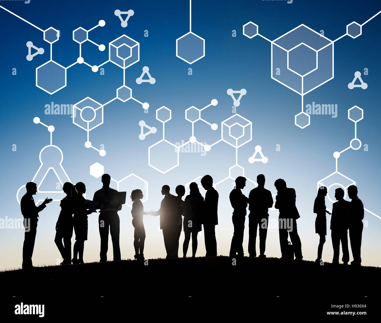 Molecular Structure Chemistry Science Experiment Concept Stock Photo ...