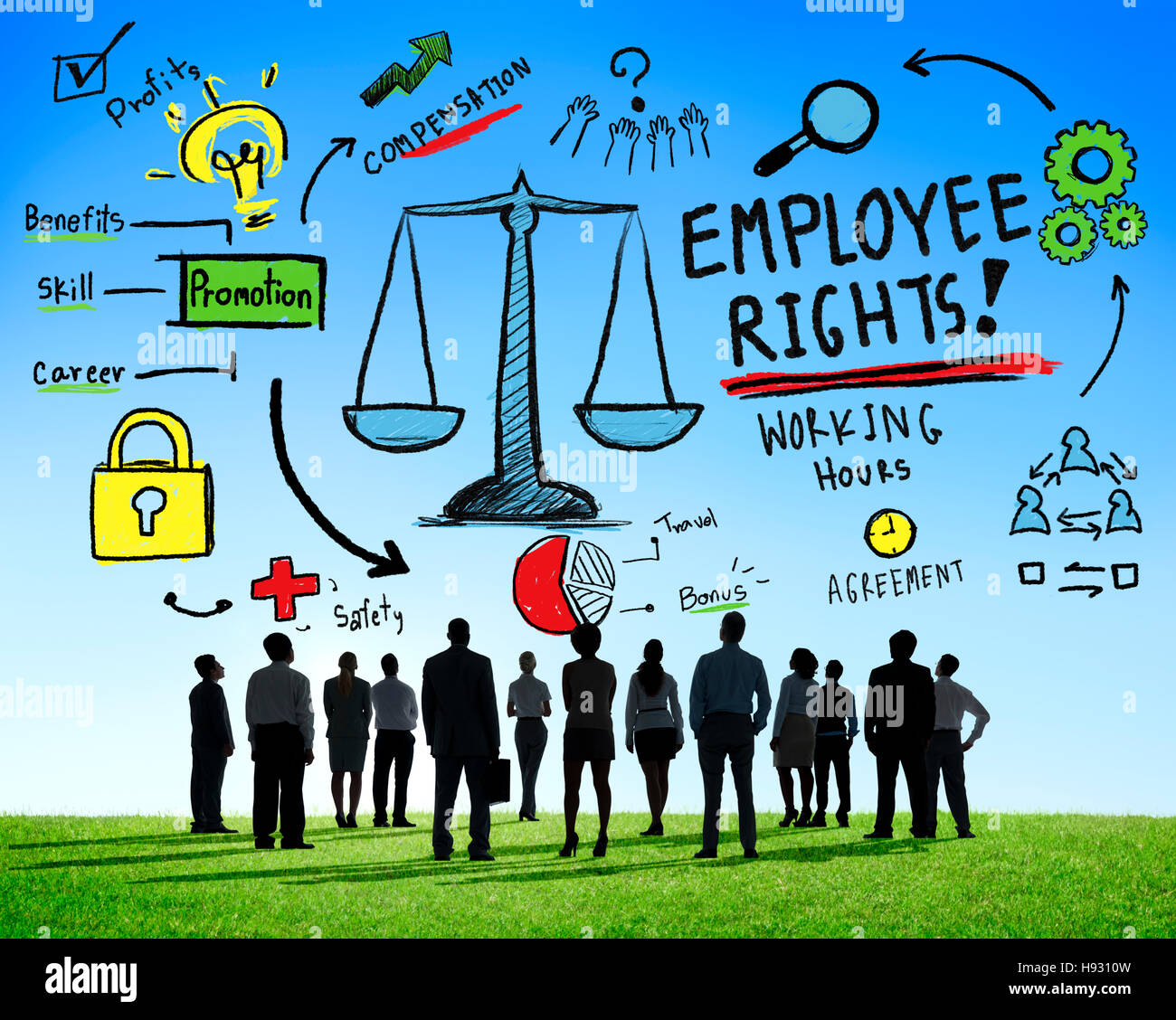Employee Rights Employment Equality Job Business Aspiration Concept Stock Photo - Alamy
