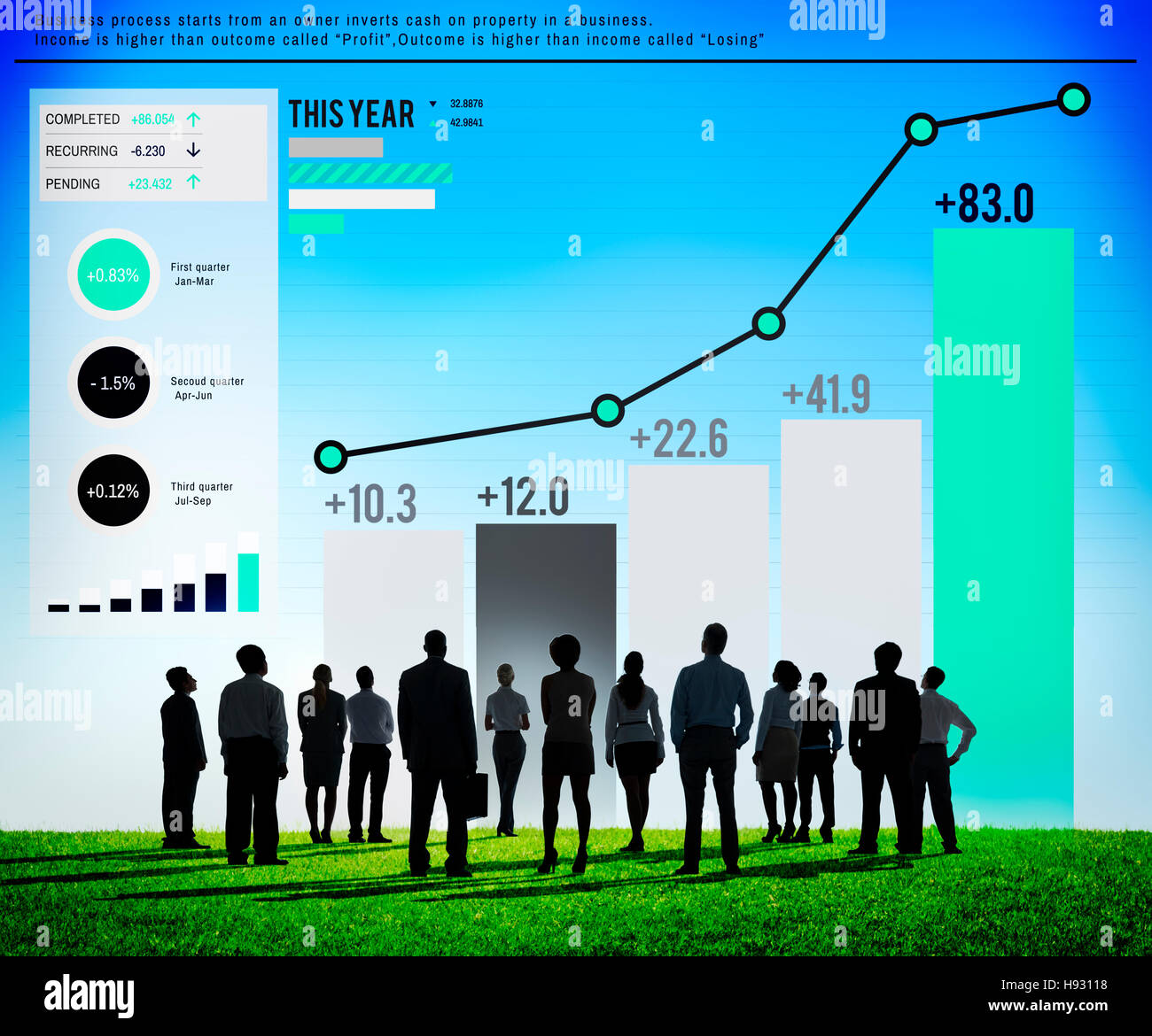 Statistics Data Analysis FInance Success Concept Stock Photo - Alamy