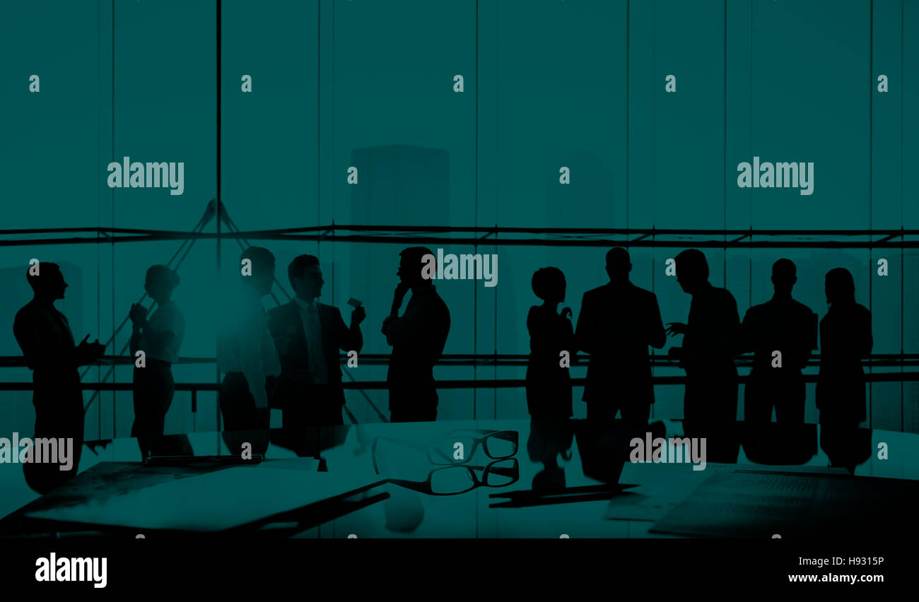 Business Team Discussion Talking Meeting Concept Stock Photo - Alamy