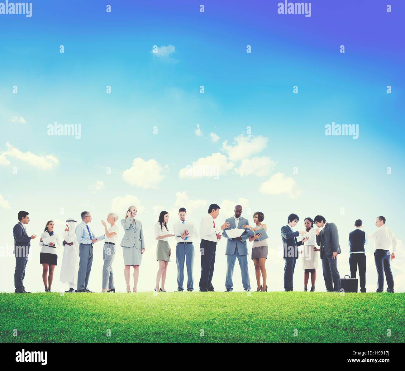 Business People Meeting Corporate Connection Teamwork Concept Stock ...