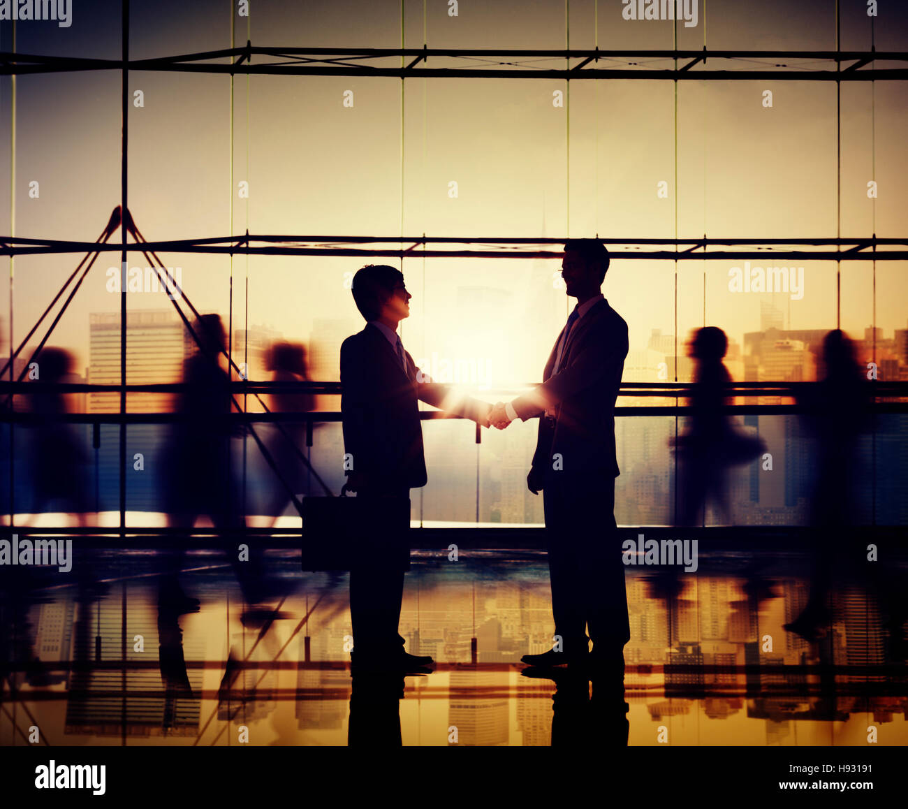 Businessm People Handshake Corporate Greeting Communication Concept ...