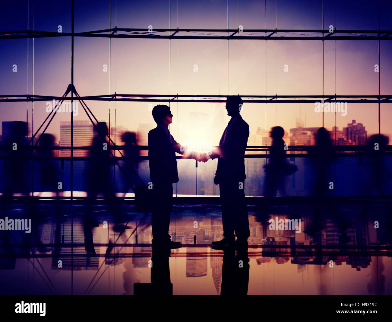 Businessm People Handshake Corporate Greeting Communication Concept ...