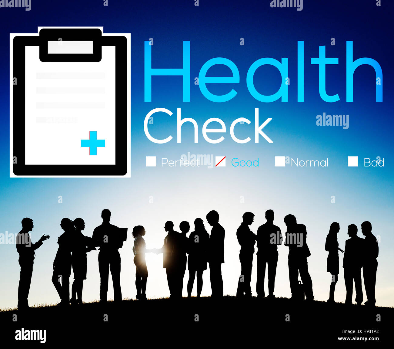 Health Check Insurance Check Up Check List Medical Concept Stock Photo ...