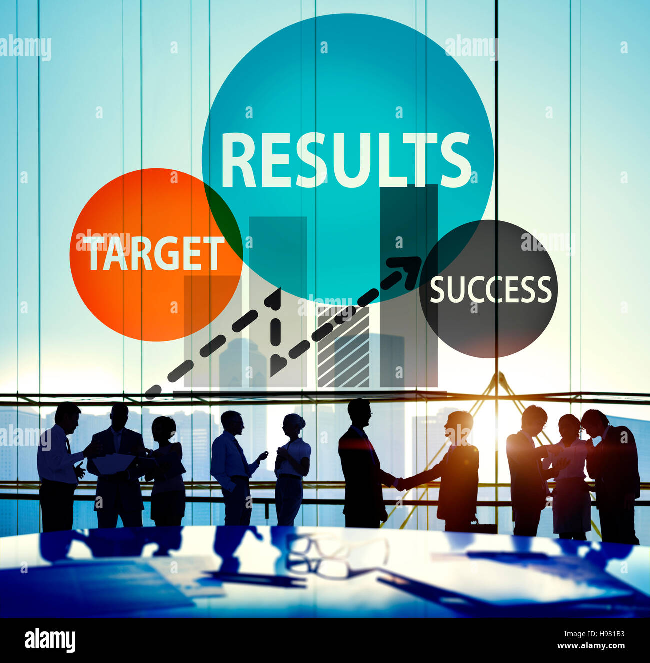 Results Target Success Planning Strategy Progress Concept Stock Photo ...