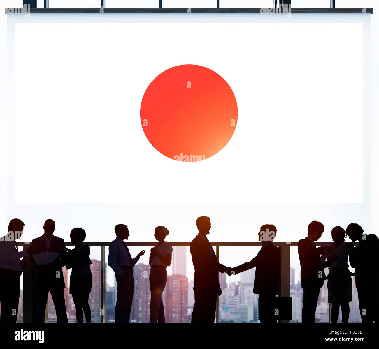 Japan Flag Patriotism Japanese Pride Unity Concept Stock Photo - Alamy