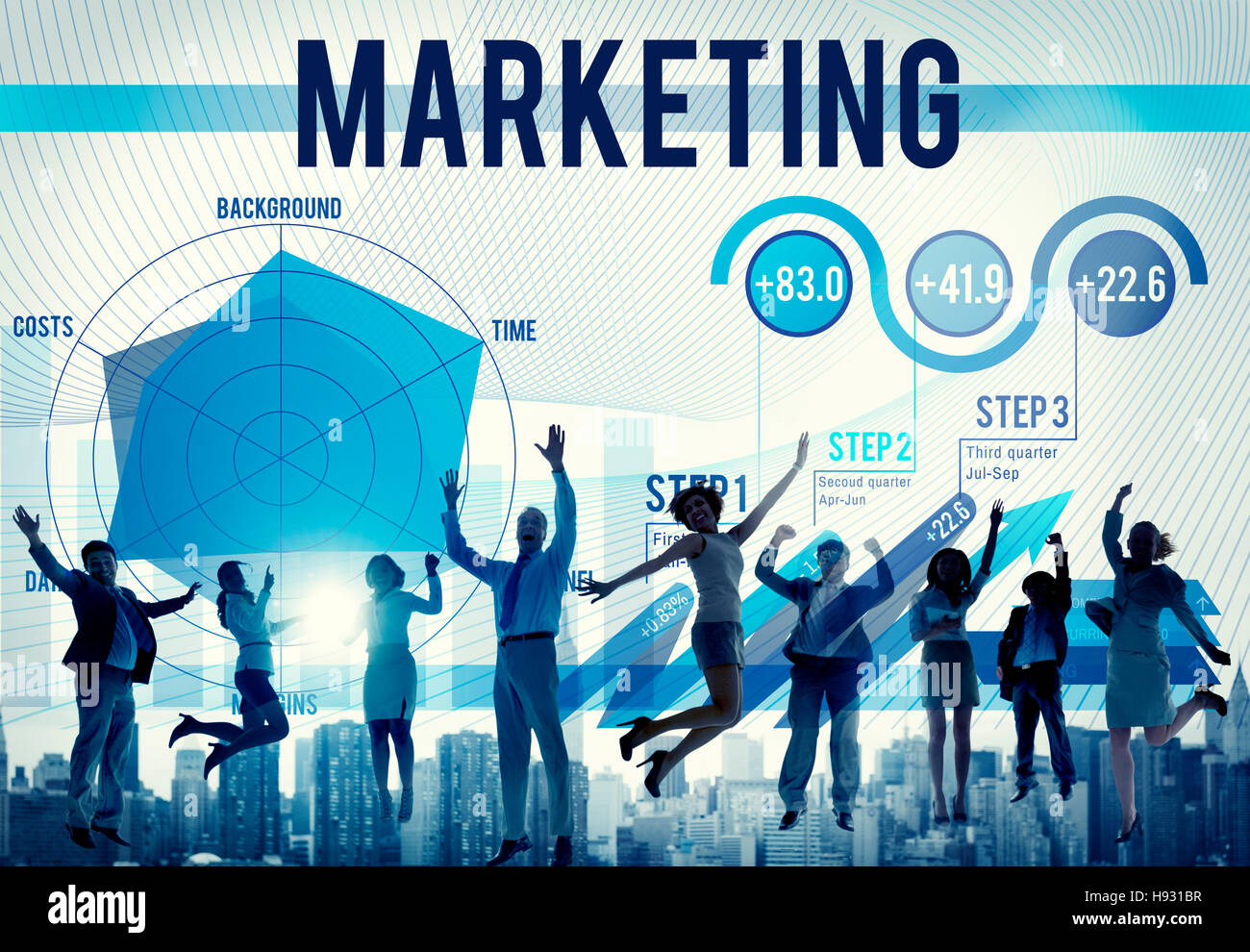 Marketing Planning Strategy Vision Advertisement Concept Stock Photo ...