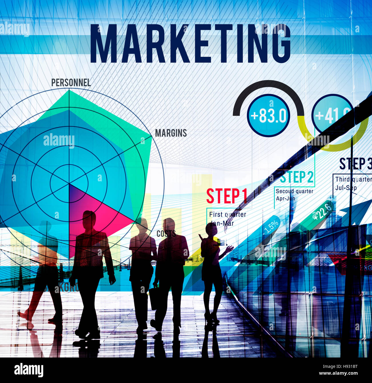 Marketing Planning Strategy Vision Advertisement Concept Stock Photo ...