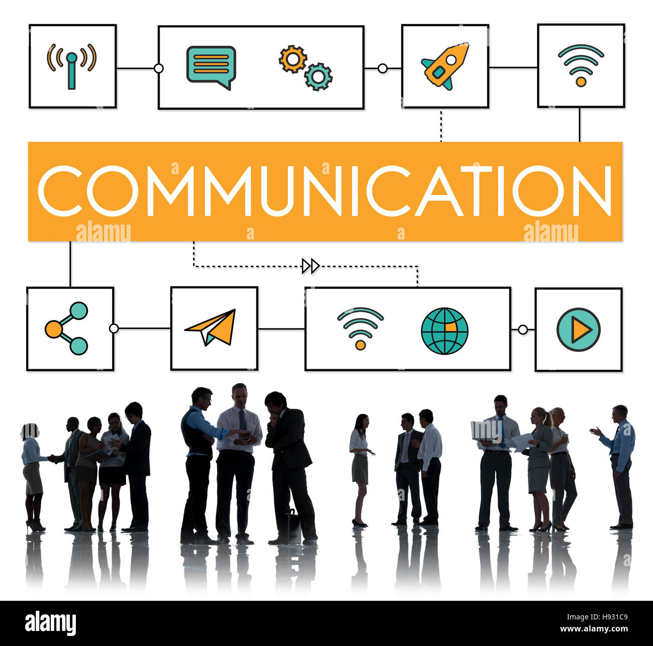 Business People Meeting Communication Concept Stock Photo - Alamy