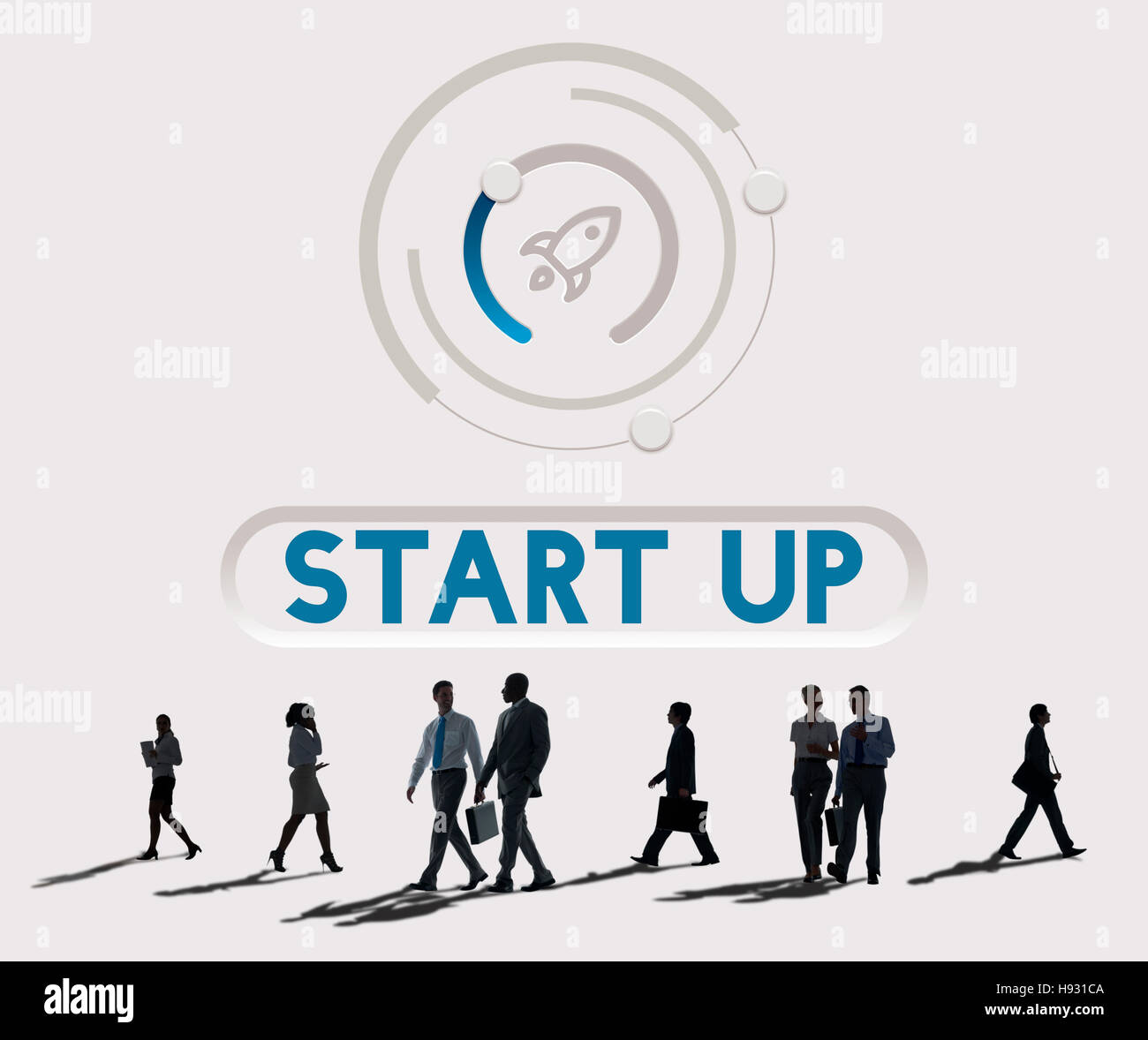 Business Startup Launch Strategy Vision Concept Stock Photo - Alamy